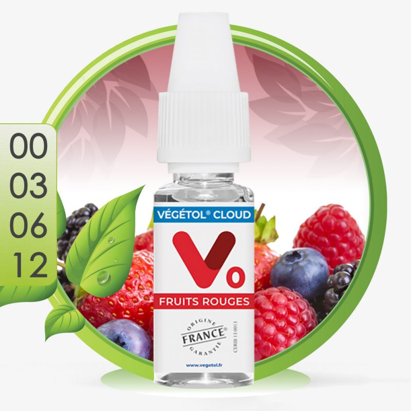 Eliquide Fruits Rouges Végétol à partir de 5,18 € Livré