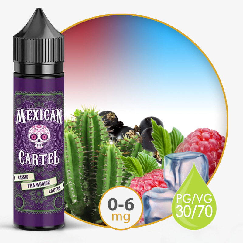 Eliquide Cassis Framboise Cactus 50ml Mexican Cartel à partir...